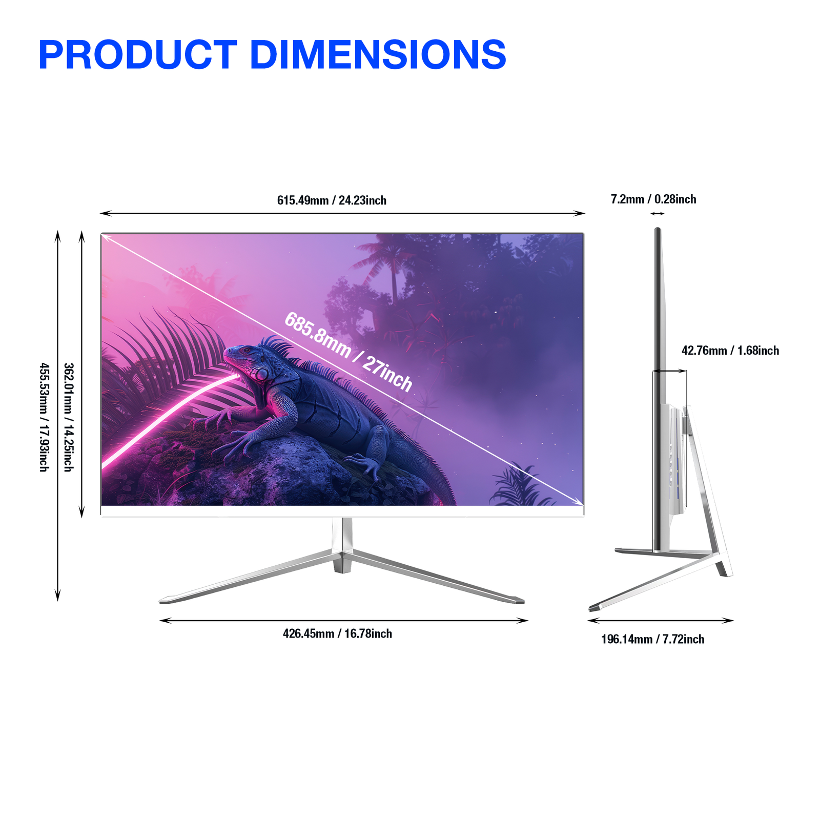 Elevate Your Viewing with Immersive 27-inch Full HD Monitor | Buy Now