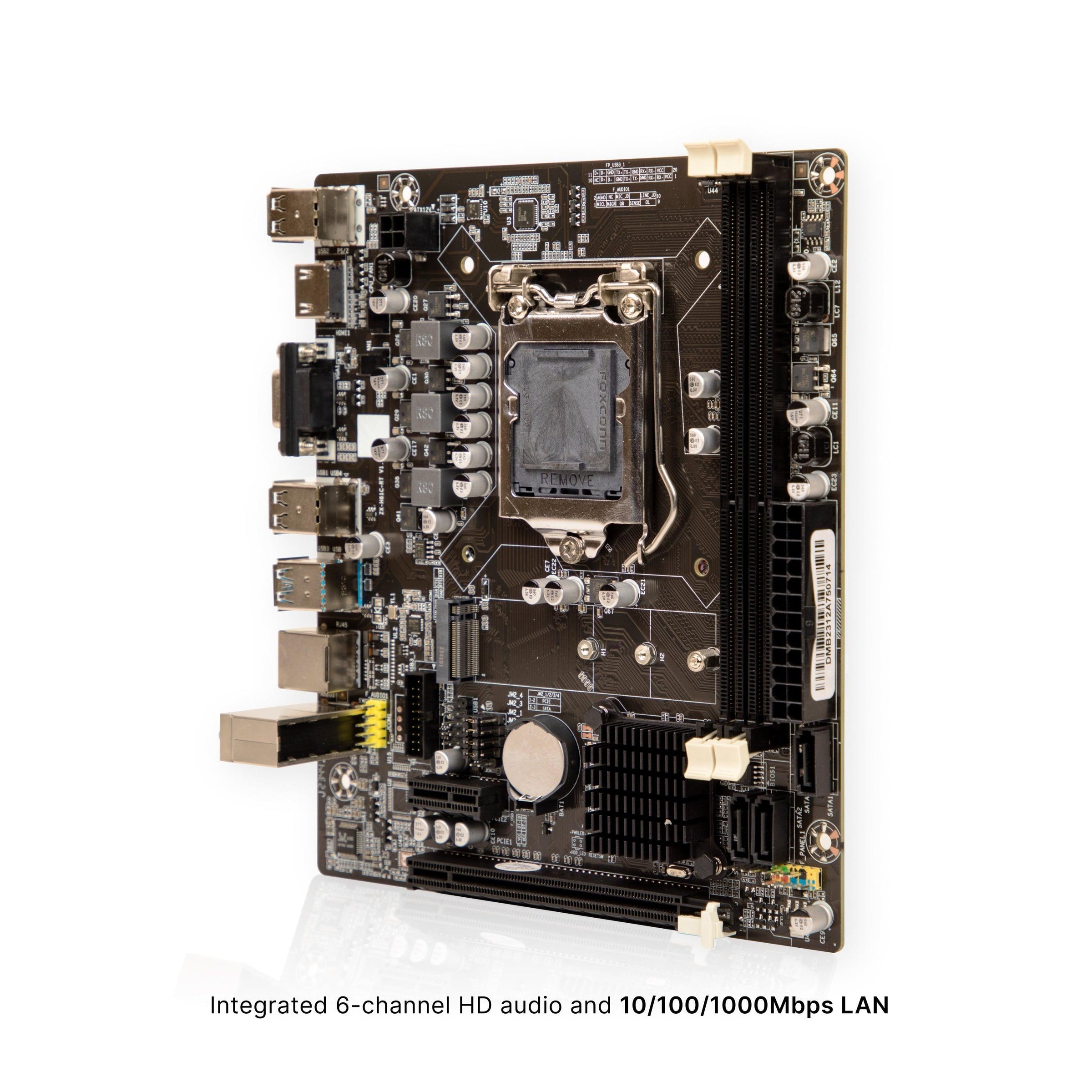 H61/B75 Micro-ATX Motherboard - Up to 16GB DDR3, PCIe, M.2