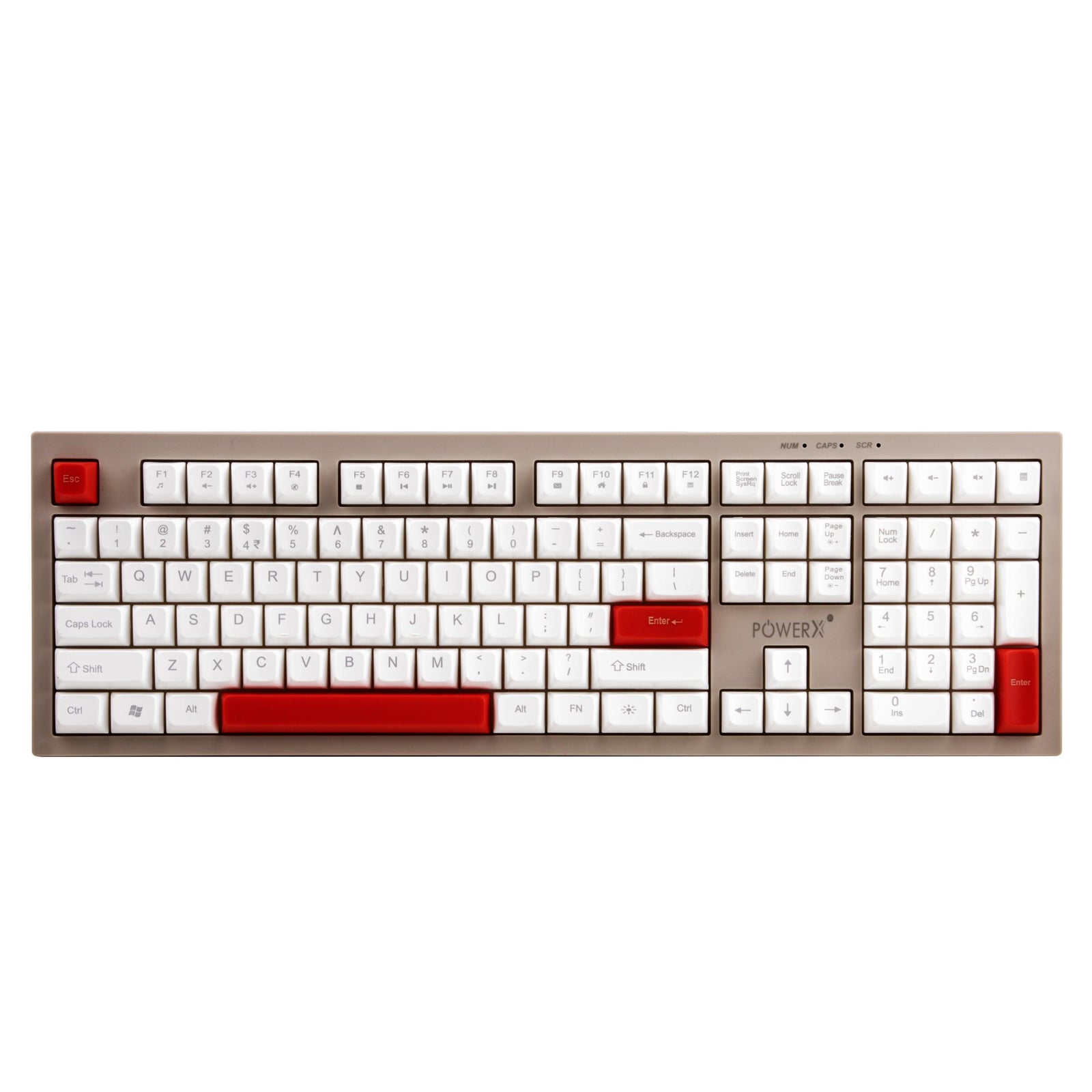 PWX ULTRAKEYS 108: Type-C Wired Keyboard for Enhanced Typing Experience