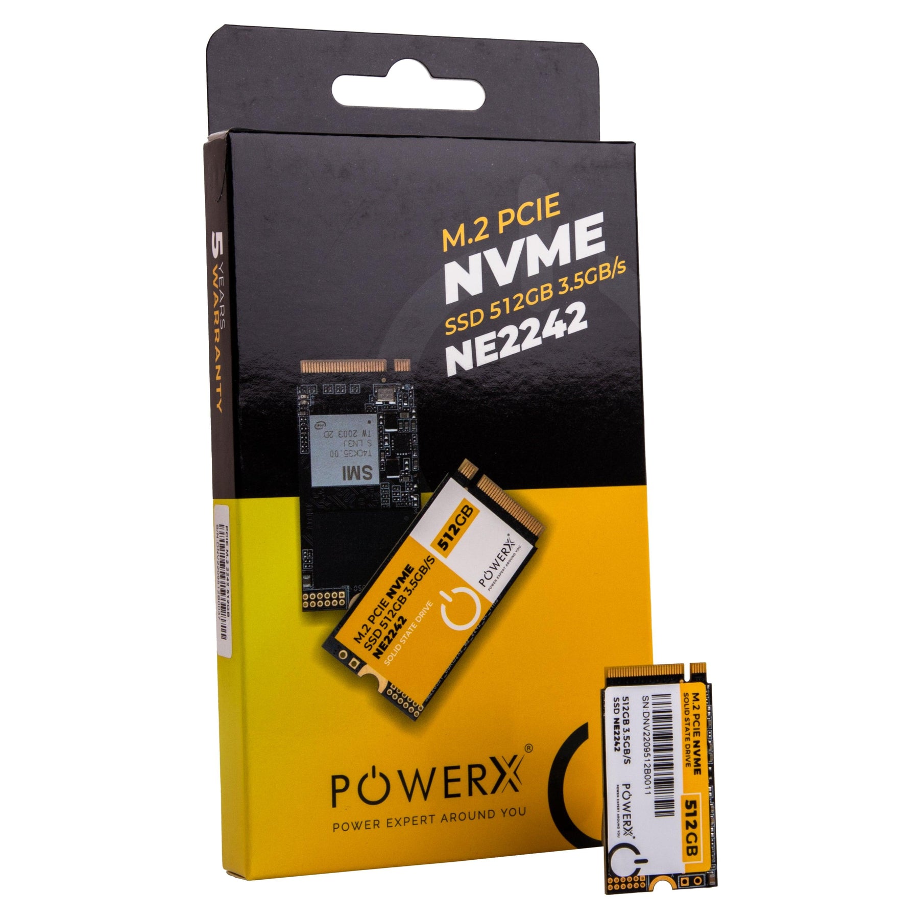 POWERX 512GB M.2 NVMe 2242 SSD - NE2242