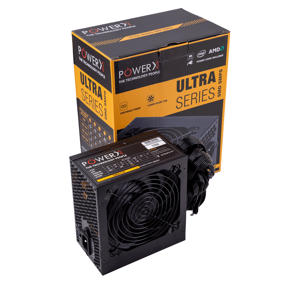 PWX-1200 SMD SMPS: Robust Material, 12 cm Silent Fan, Advanced Technologies